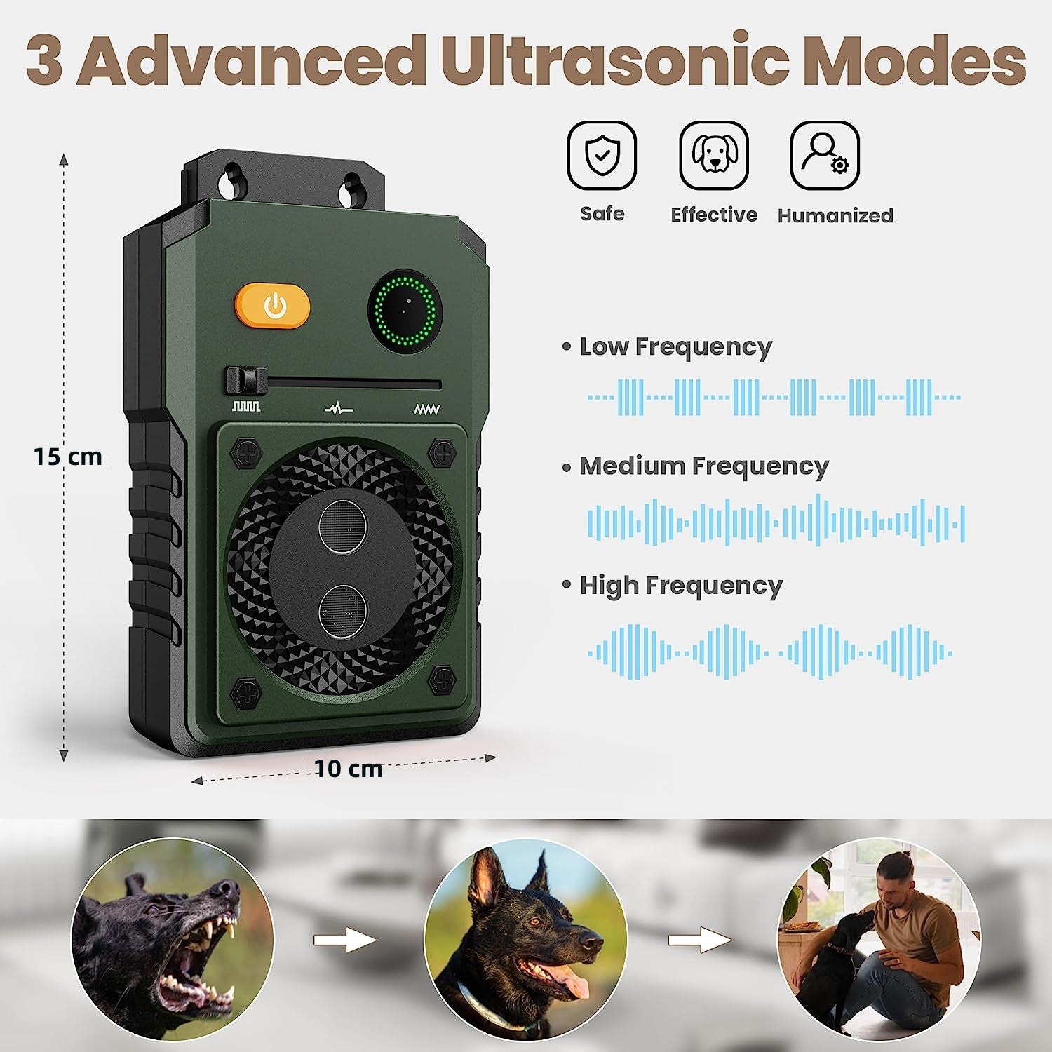 Barktec Ultimate Outdoor Beep Ultrasonic Anti-bark Silencer (UPGRADED